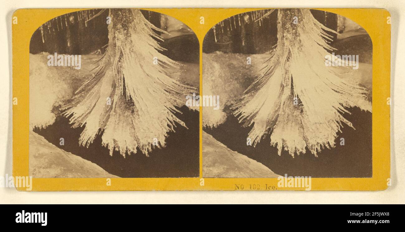 Ice.. Benjamin West Kilburn (American, 1827 - 1909 Stock Photo - Alamy