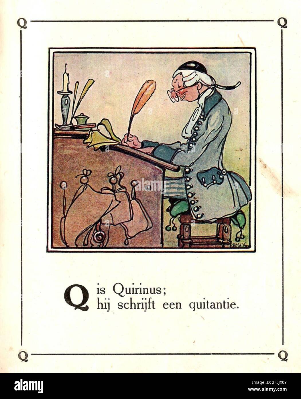 Quirinus uit A dat is Aafje (1918) van Bas van der Veer Stock Photo - Alamy