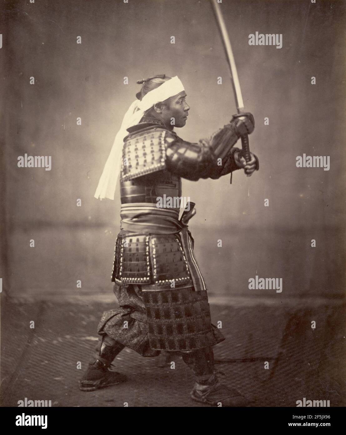 Samurai with Raised Sword. Felice Beato (English, born Italy, 1832 ...