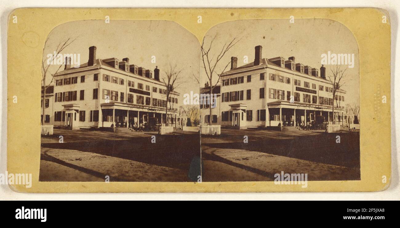Lexington House, Lexington, Mass.. Deloss Barnum (American, 1825 - 1873 ...
