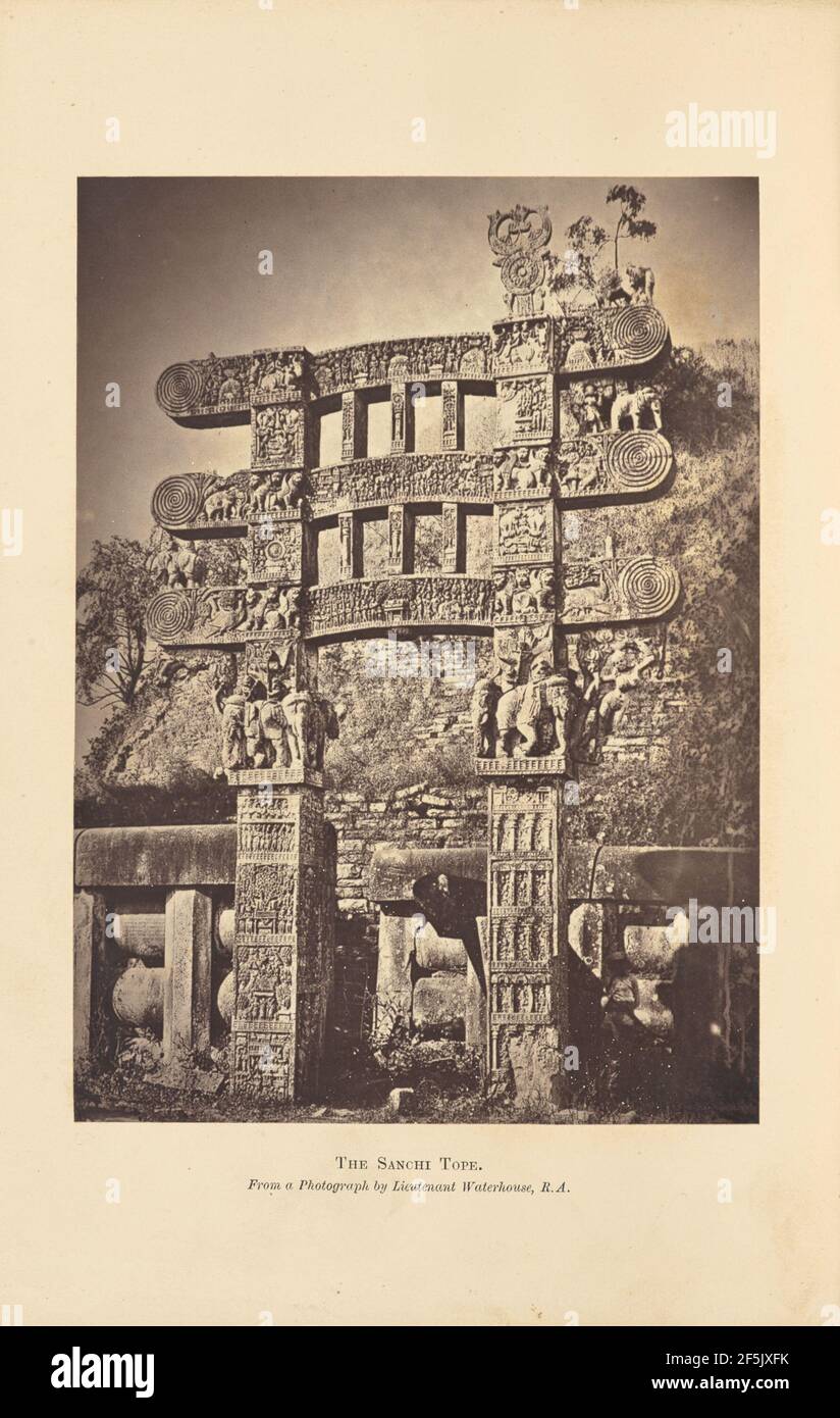 The Sanchi Tope. Major General James Waterhouse (English, 1842 - 1922 ...