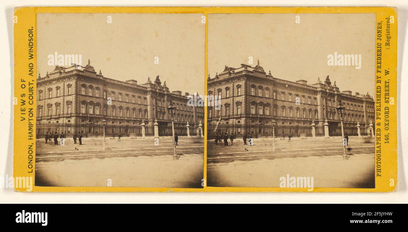 Buckingham Palace.. Frederic Jones (British, active London, England ...