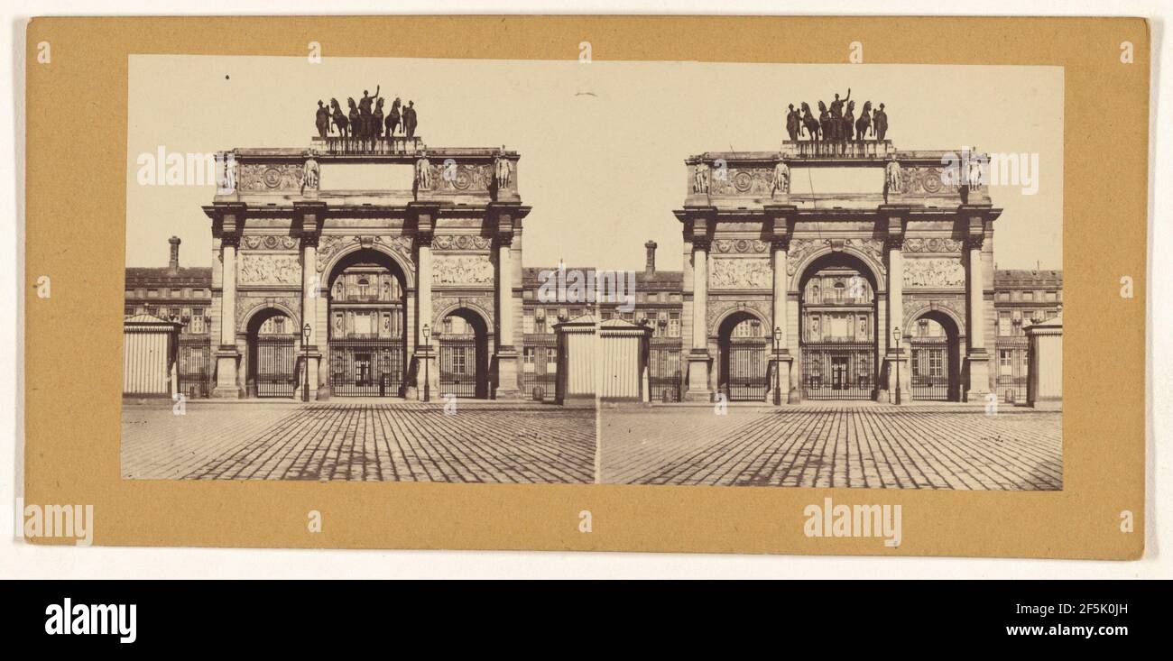 Arch, Paris, France. Unknown maker, French Stock Photo - Alamy