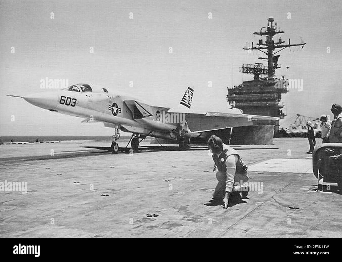 RA-5C RVAH-14 on cat of USS Kennedy (CVA-67) c1970 Stock Photo - Alamy