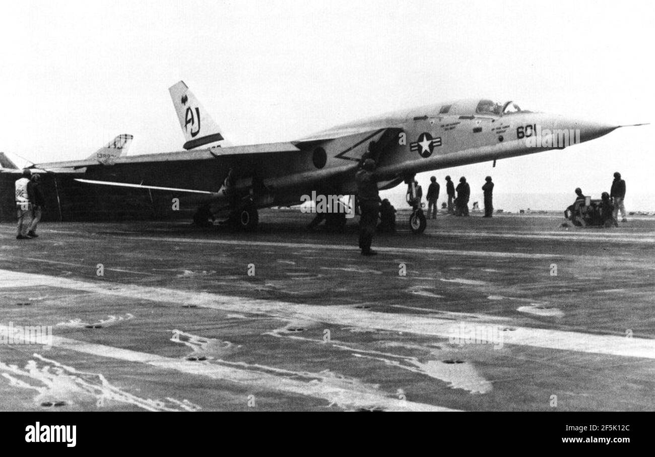 RA-5C of RVAH-13 on USS America (CVA-66) in 1971 Stock Photo - Alamy