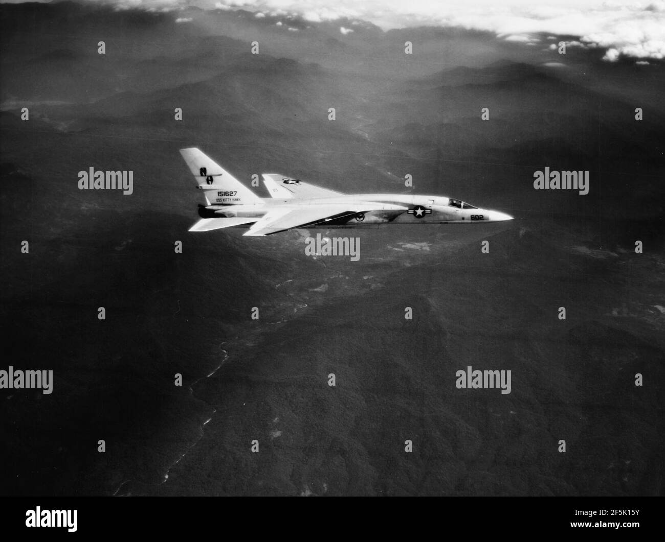 RA-5C Vigilante from RVAH-13 in flight c1966 Stock Photo - Alamy