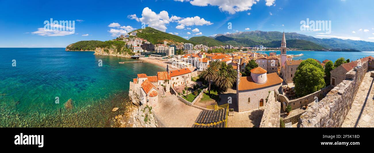 Montenegro budva hotel mogren hi-res stock photography and images - Alamy
