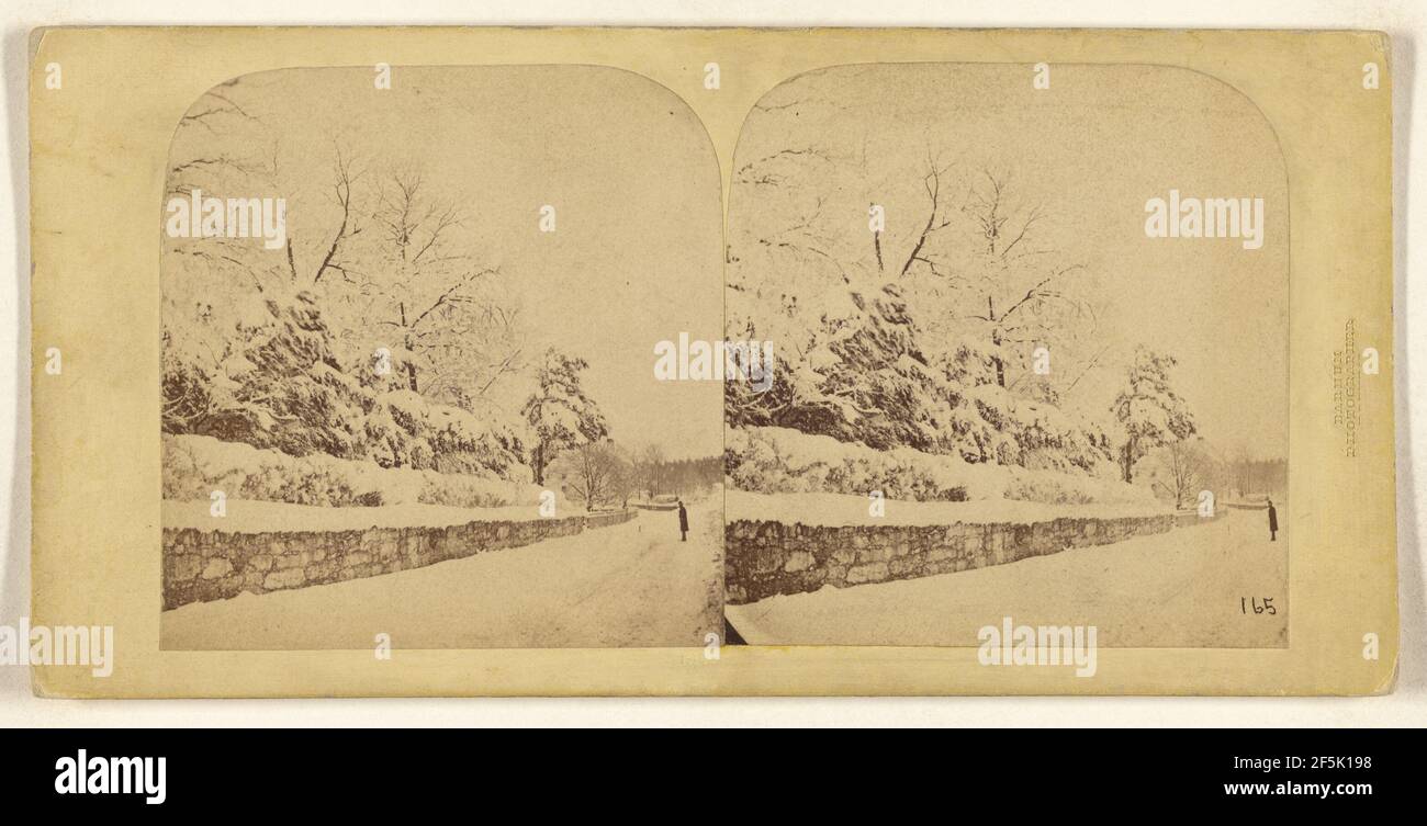 Rural winter scene 1800s hi-res stock photography and images - Alamy