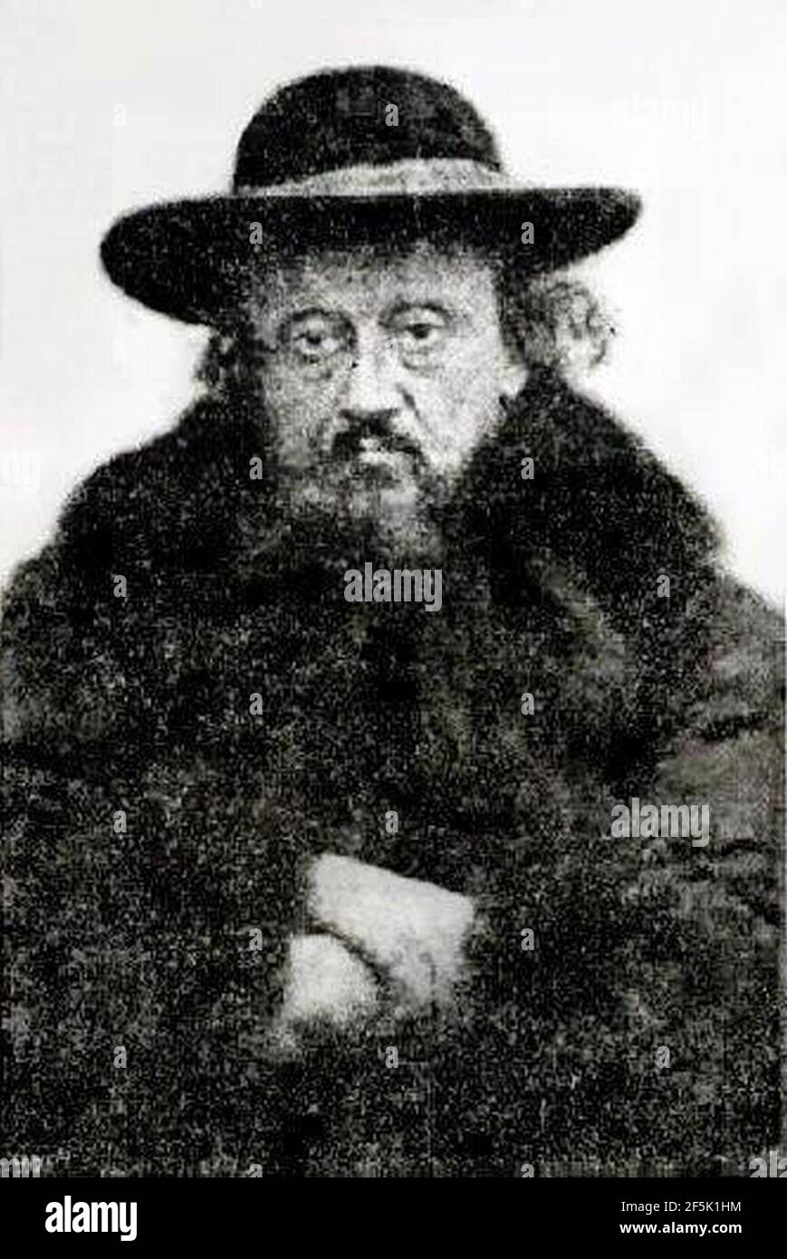 Rabbi Aharon Menachem Mendl Eichenstein from Alesk Stock Photo - Alamy