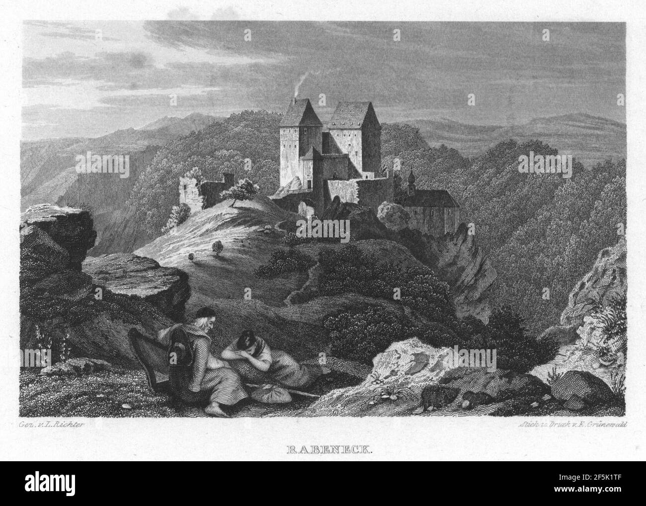 Rabeneck 1840 001 Stock Photo - Alamy