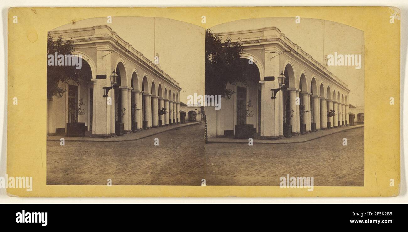 Governors Residence, Cuba. Attributed to Edward Anthony (American, 1818 ...