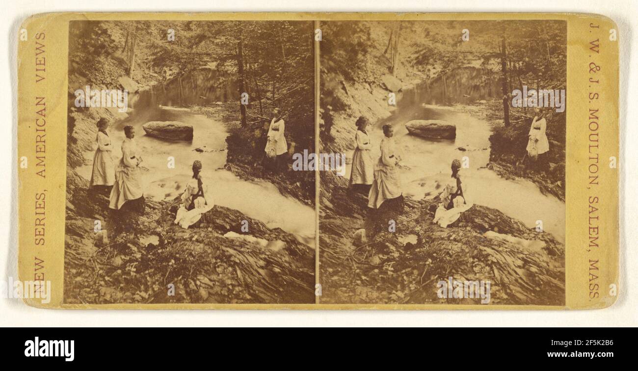 The Pool in Glen below Cascade, Cornwall. Hudson River. Joshua W ...