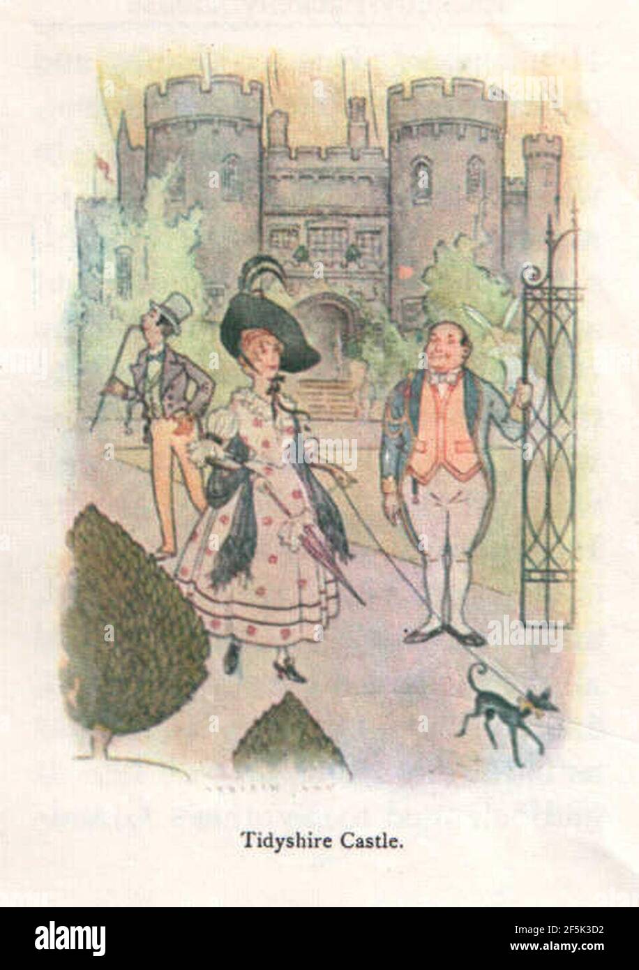 Racketty-Packetty House, tidyshire castle Stock Photo - Alamy