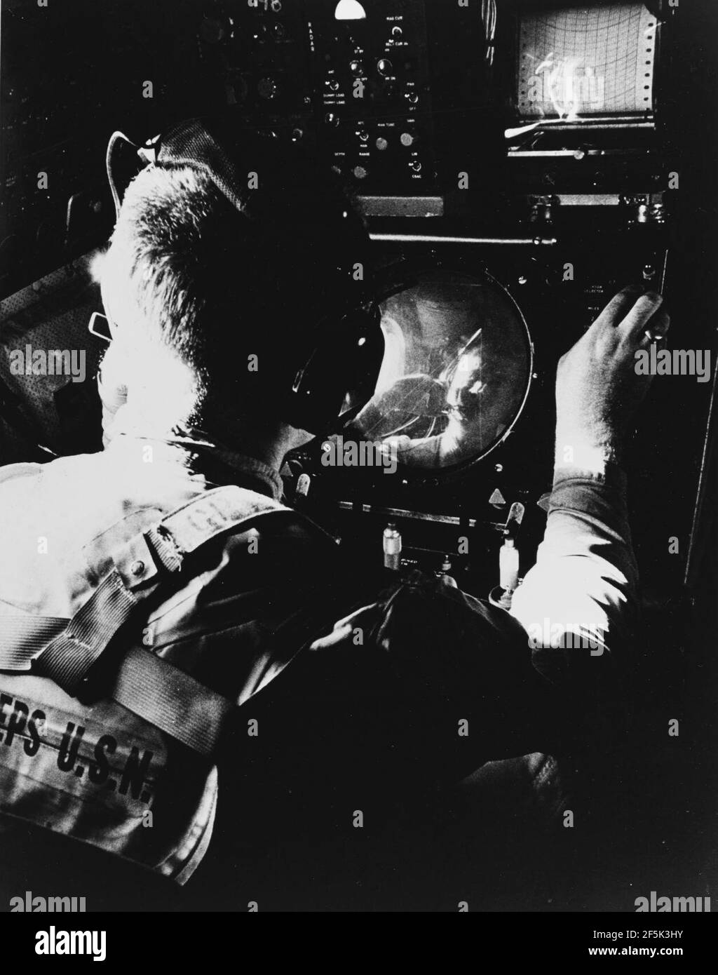 Radar operator in SP-5B Marlin of VP-40 in June 1965 Stock Photo - Alamy