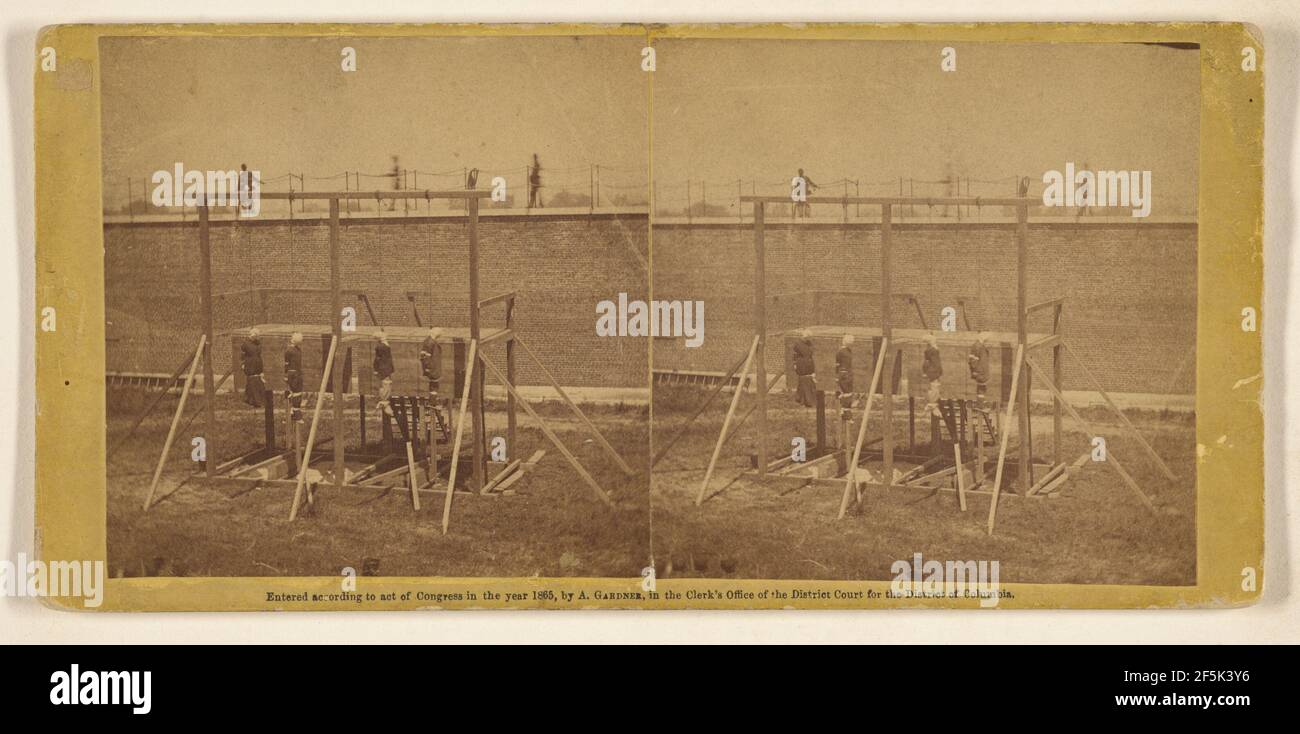Execution of the Conspirators. The Suspension. July 7, 1865.. Alexander ...