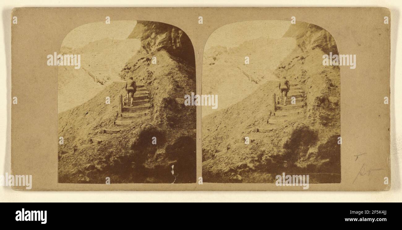 View at Black Gang, Isle of Wight.. Attributed to London Stereoscopic ...