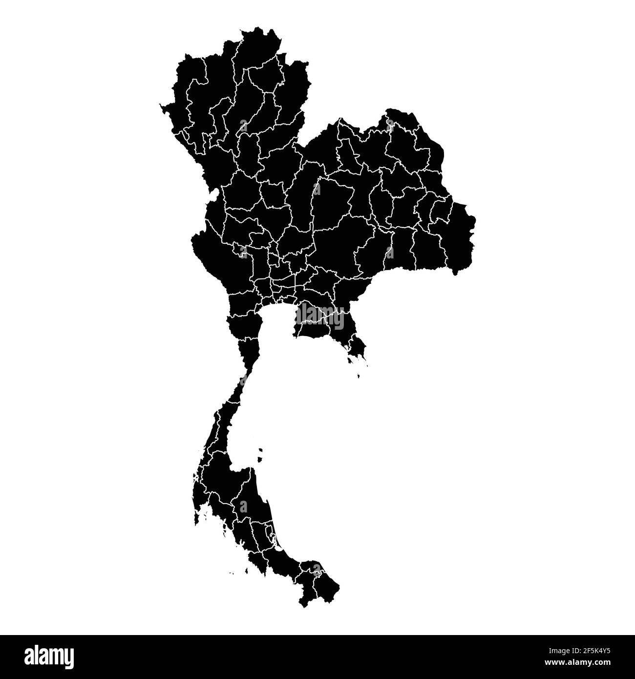 Country thailand map hi-res stock photography and images - Alamy