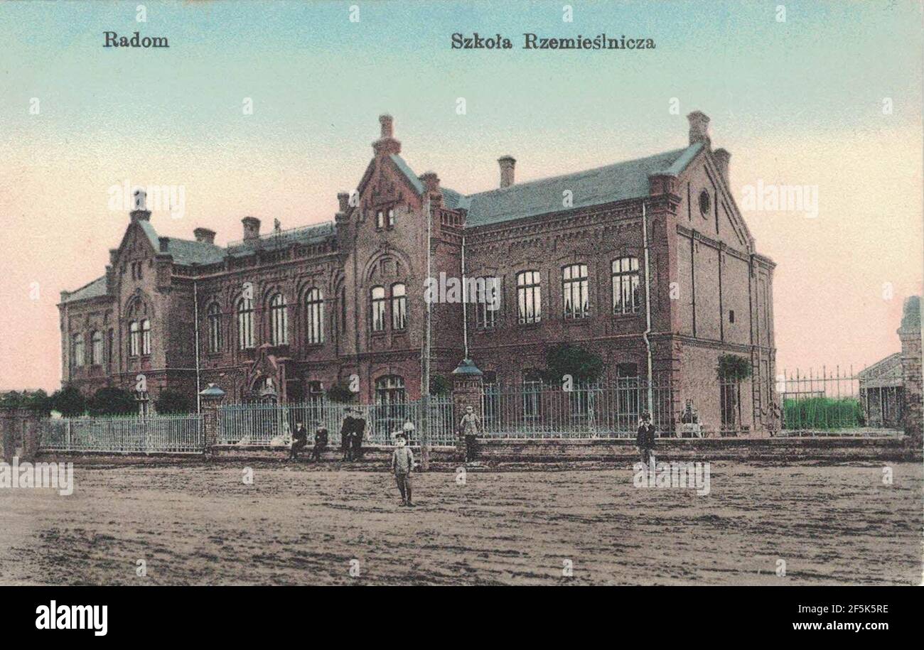 Radom Crafts School ca 1900 Stock Photo - Alamy