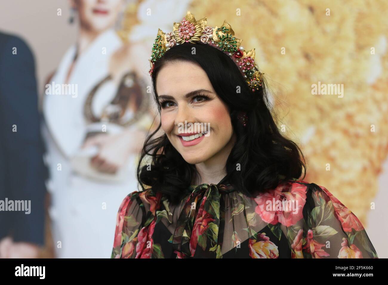 Sydney, Australia. 27th March 2021. Milliner Viktoria Novak arrives at ...