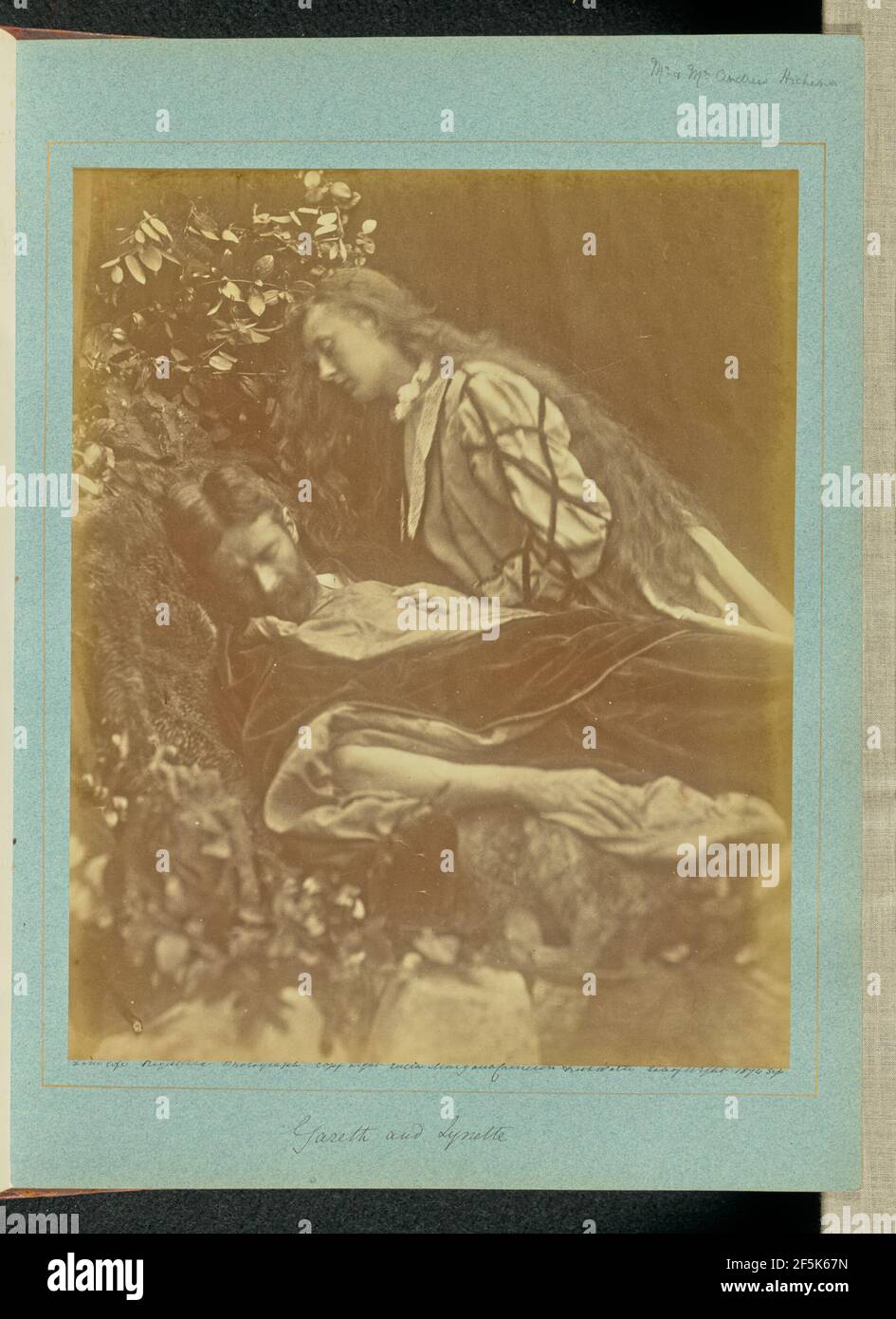 Gareth and Lynette. Julia Margaret Cameron (British, born India, 1815 ...