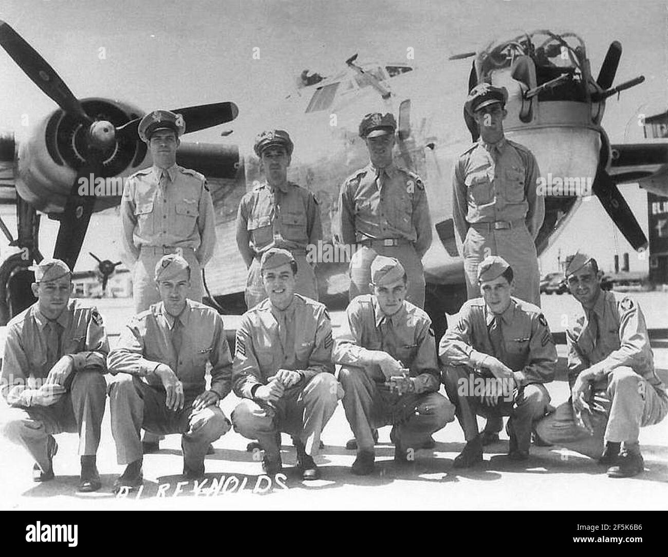 RAF Attlebridge - 466th Bombardment Group - Crew 562 Stock Photo - Alamy