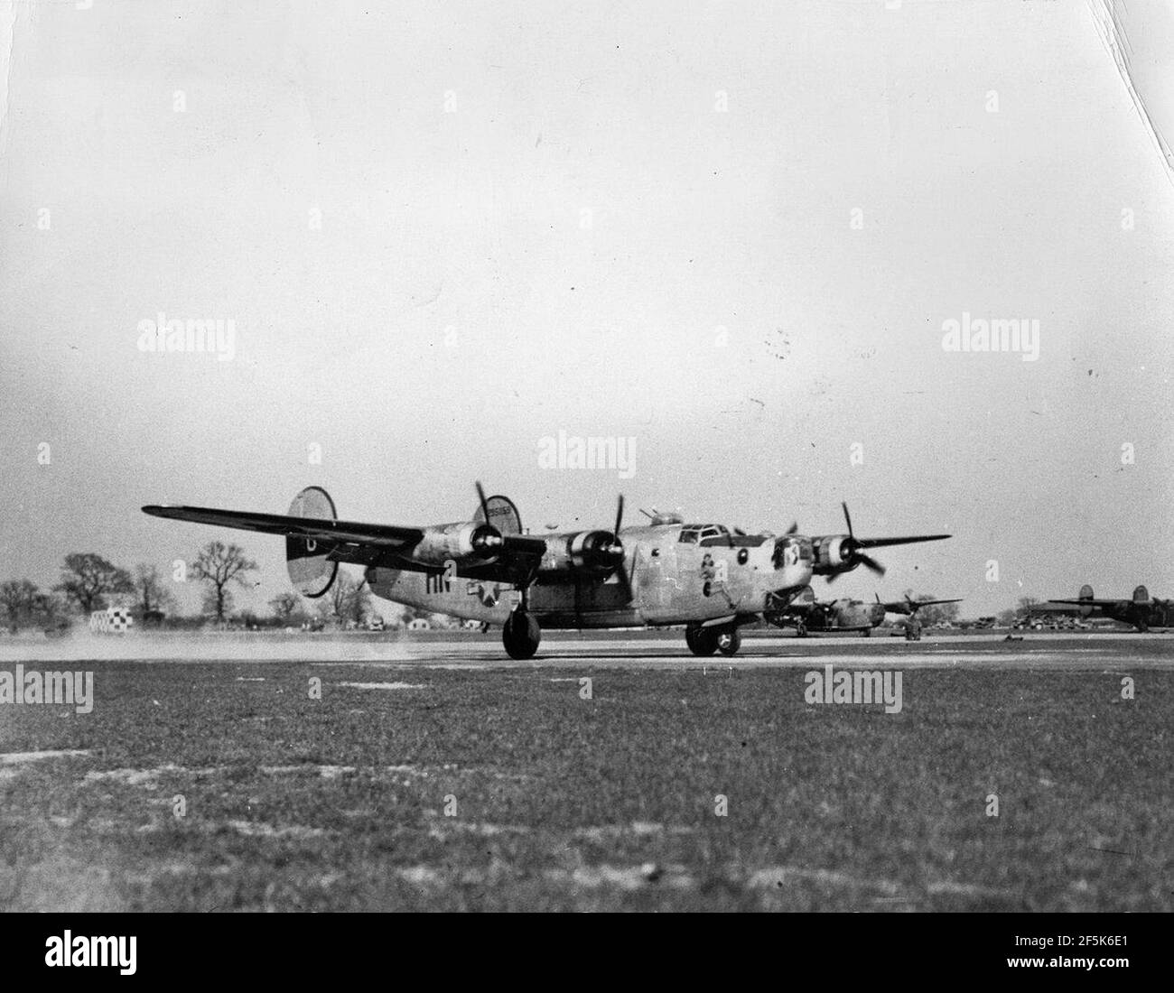 RAF Bungay - 446th Bombardment Group - B-24 Landing Stock Photo - Alamy