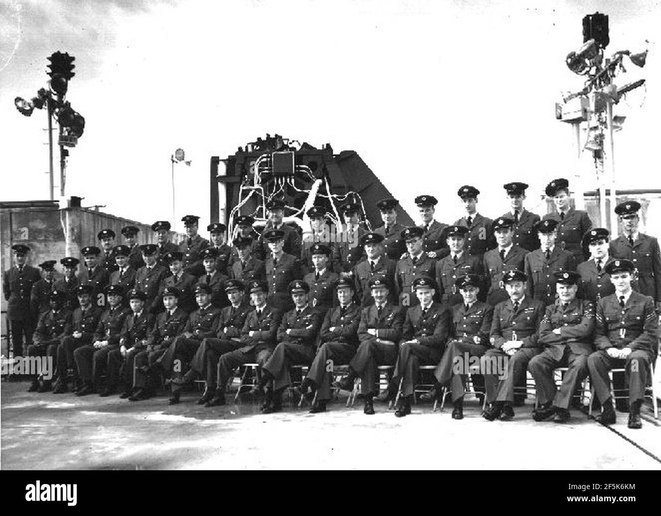 Raf squadron group Black and White Stock Photos & Images - Alamy