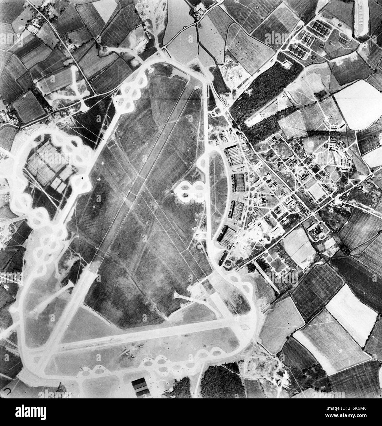 RAF Wattisham - 27 May 1944 Airphoto Stock Photo - Alamy
