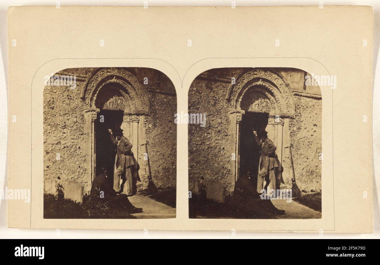 South Door of Barfreston Church, Kent. Unknown maker, British Stock ...