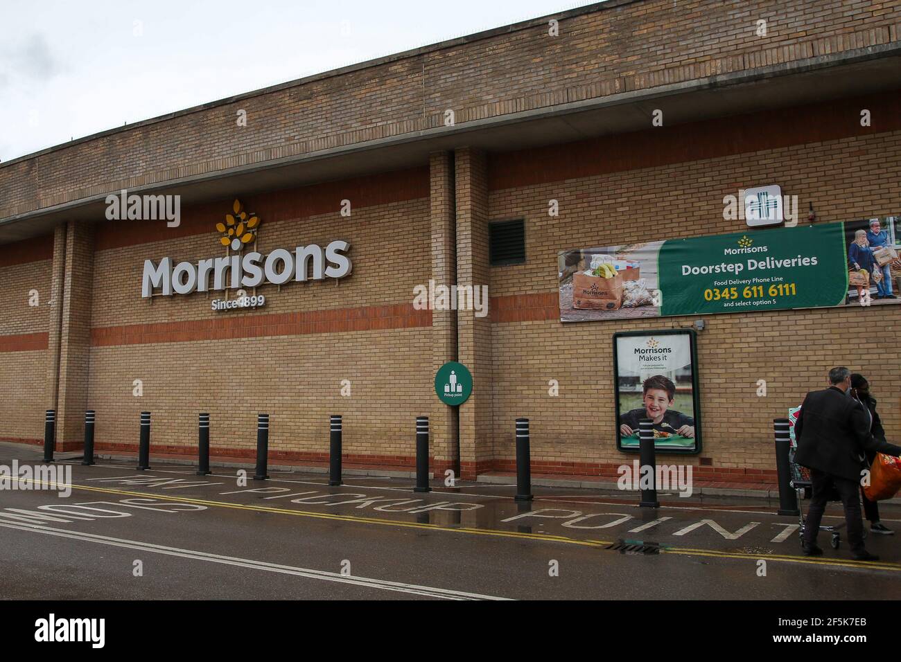 London, UK. 26th Mar, 2021. Morrisons supermarket seen in London ...
