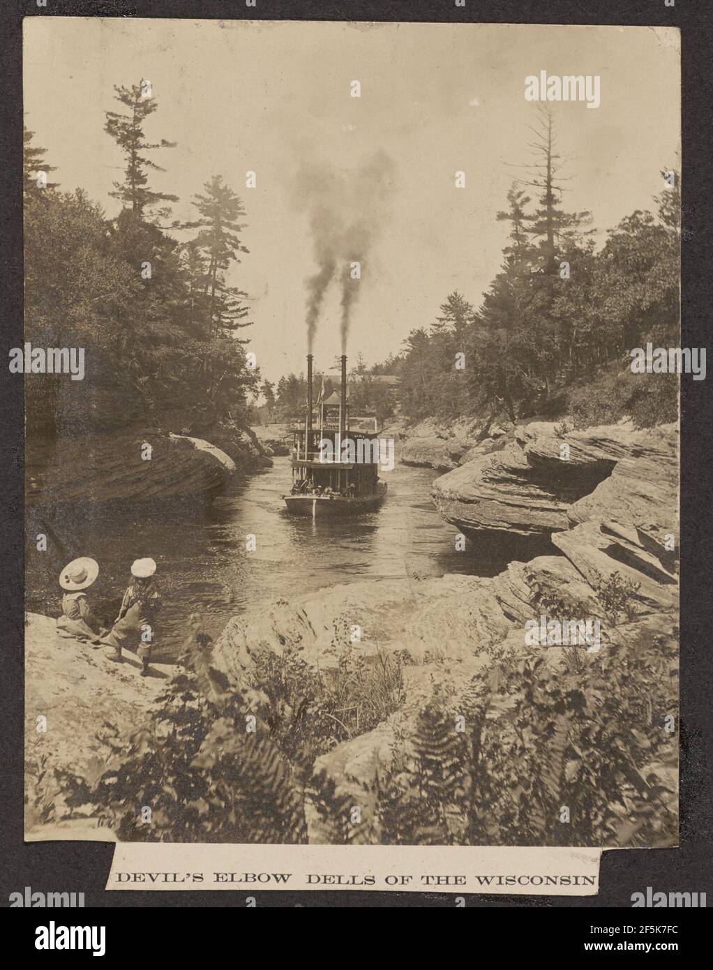 Devil's Elbow Dells of the Wisconsin. Henry Hamilton Bennett (American ...