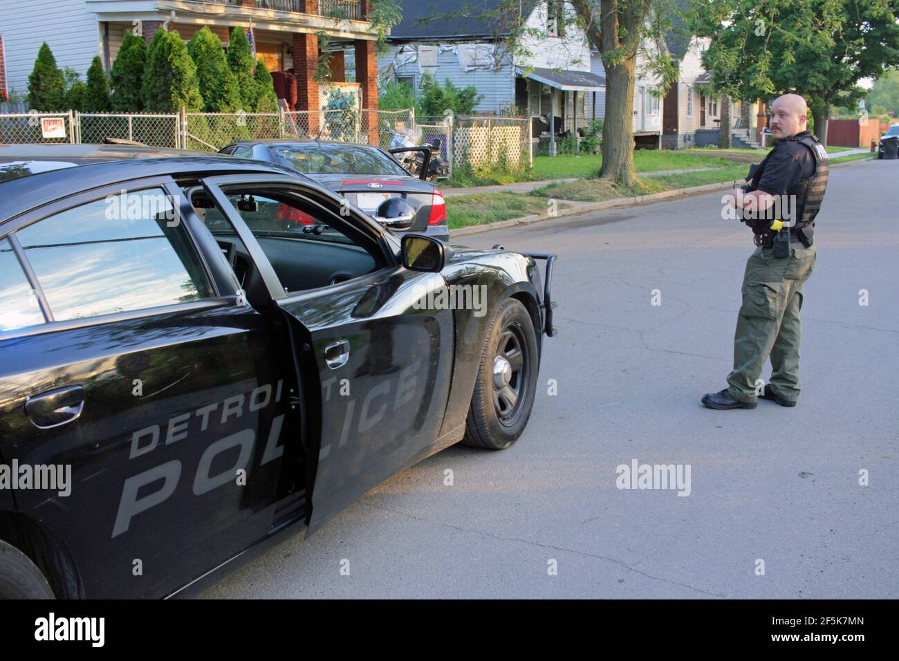 Detroit police car hi-res stock photography and images - Alamy