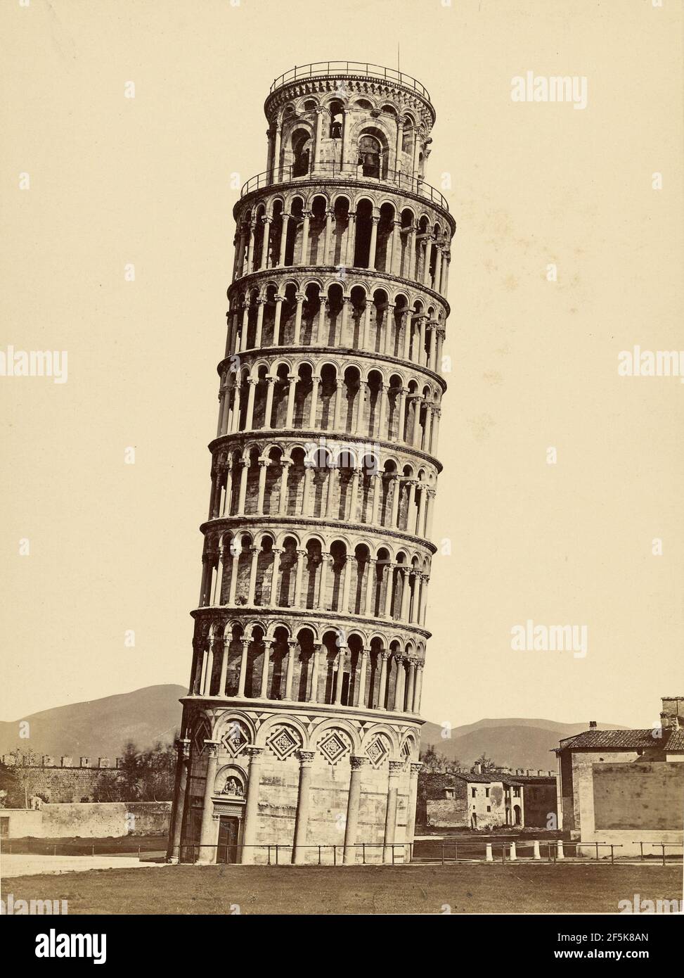 Leaning Tower of Pisa. Unknown maker, Italian Stock Photo - Alamy