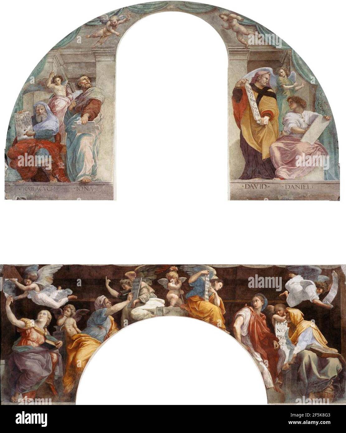 Raffaello, sibille e angeli 001 Stock Photo - Alamy