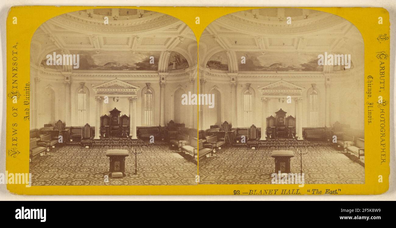 Blaney Hall. "The East." Chicago. John Carbutt (American, 1832 - 1905 ...