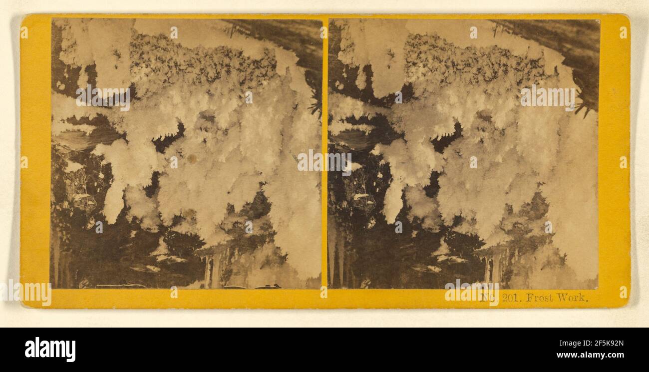 Frost Work.. Benjamin West Kilburn (American, 1827 - 1909 Stock Photo ...