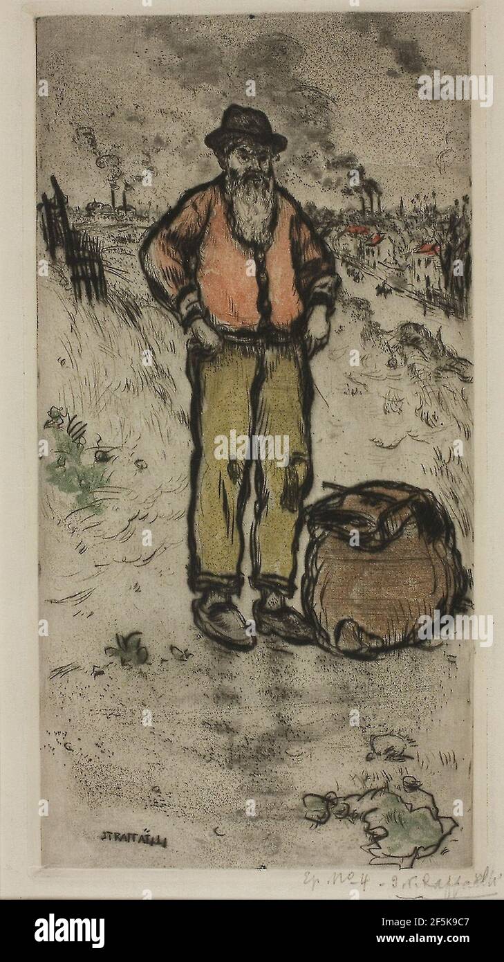 Raffaëlli - The Rag-Picker, 1943.1043 Stock Photo - Alamy