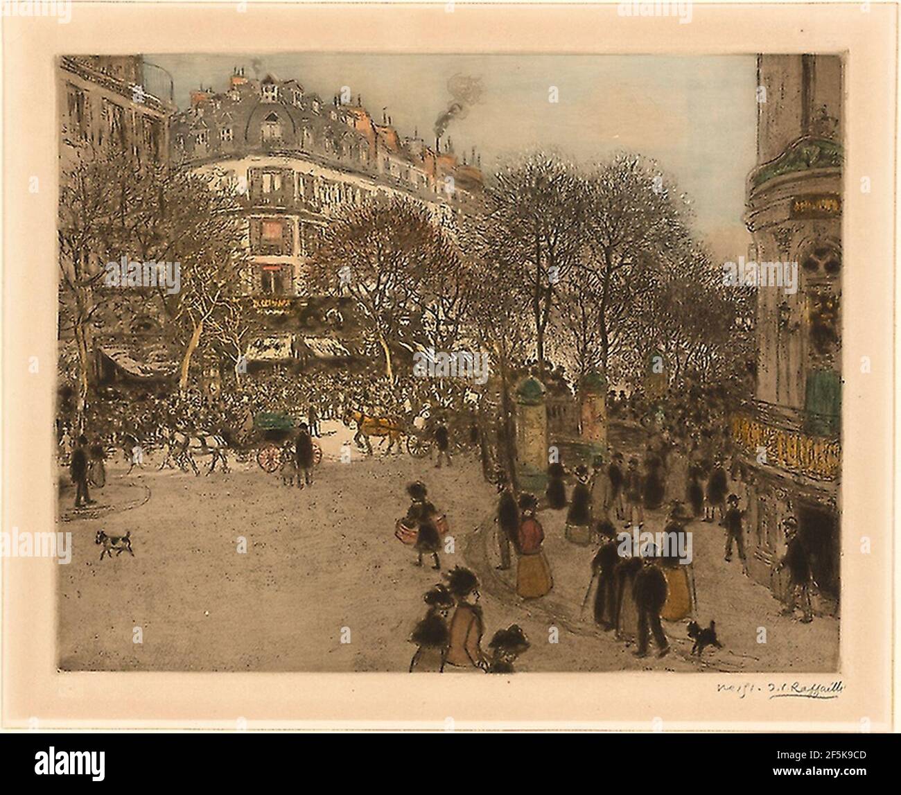 Raffaelli paris hi-res stock photography and images - Alamy