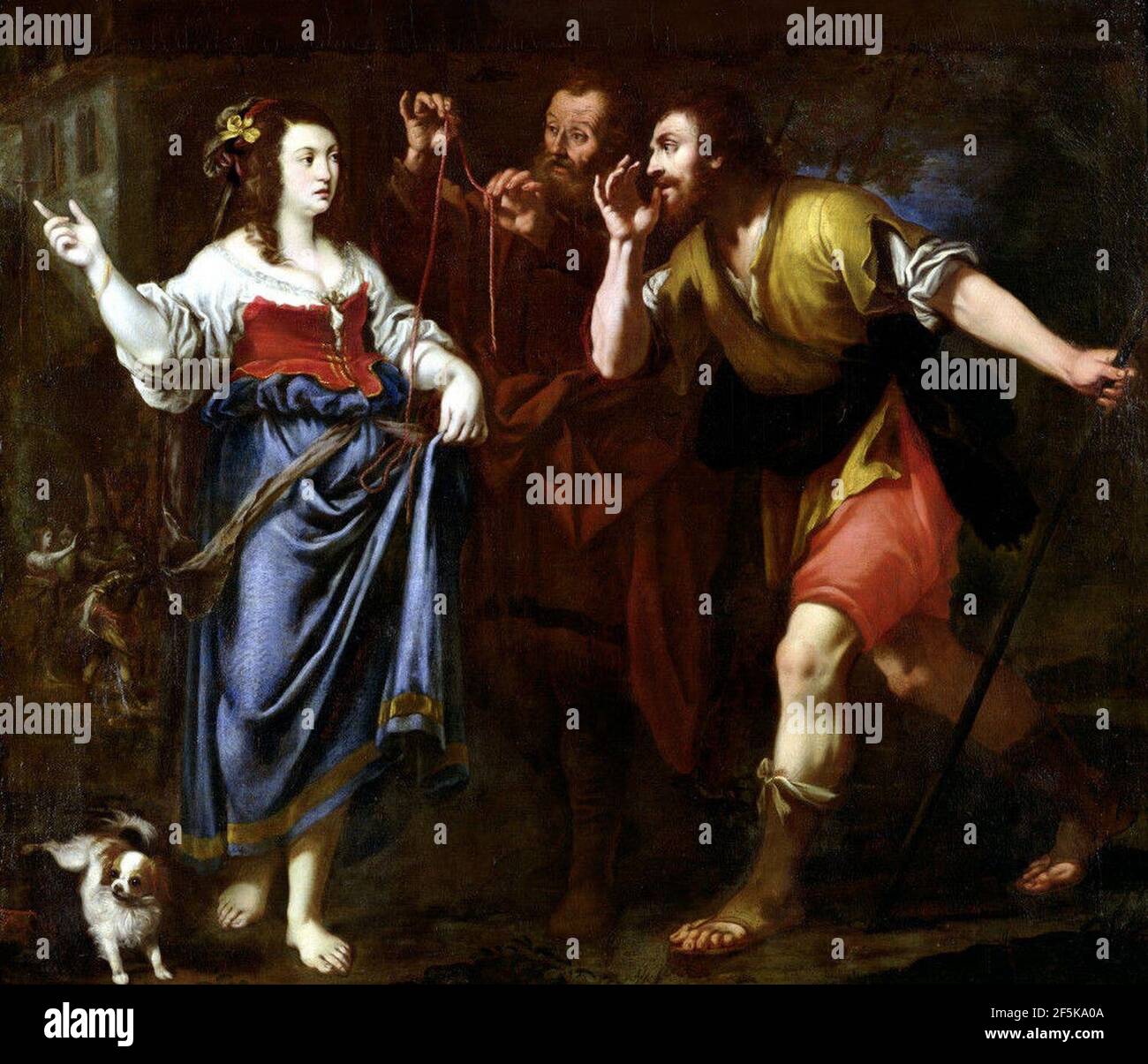 Rahab and the Emissaries of Joshua Stock Photo - Alamy