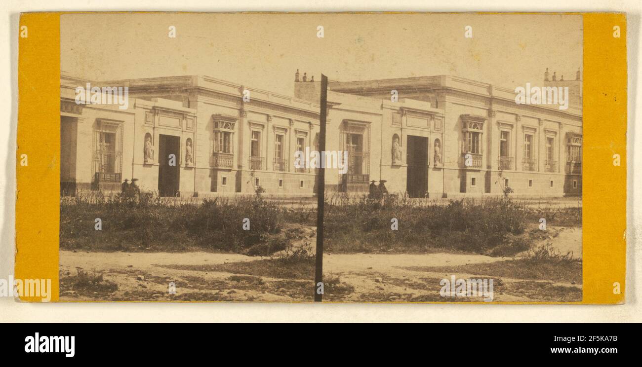 Casa Hidalga en Buenavista. Julio Michaud (French, active Mexico City ...