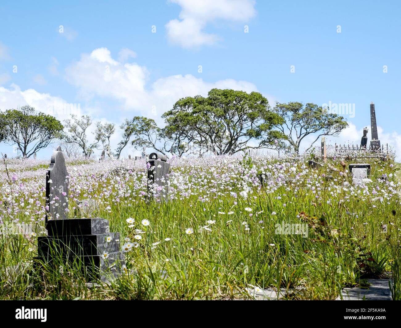 Cemetery on a hill hi-res stock photography and images - Alamy