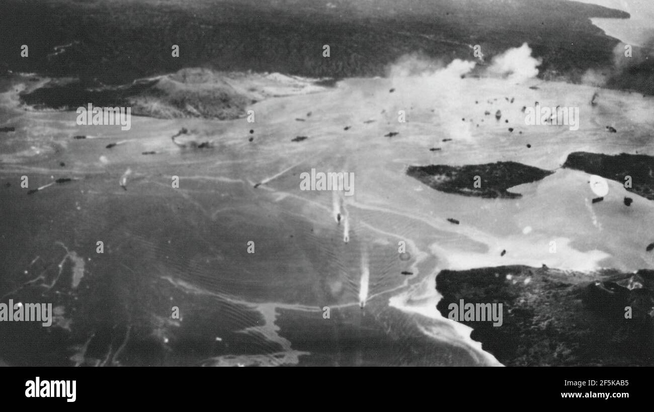 Raid on Rabaul Stock Photo - Alamy