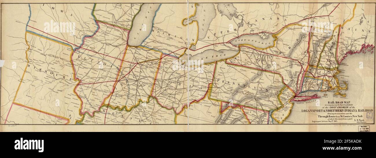 Logansport map hi-res stock photography and images - Alamy