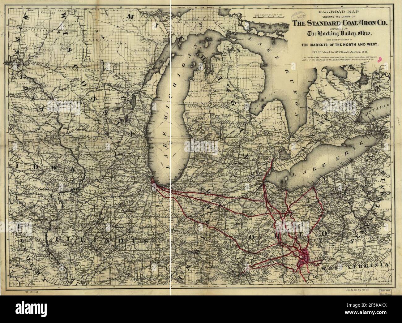 Map of hocking hi-res stock photography and images - Alamy