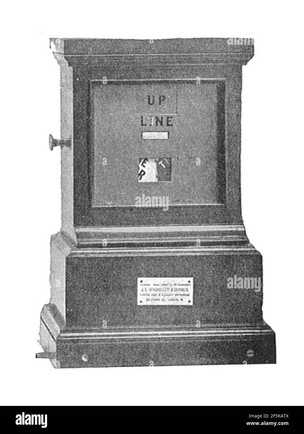 Railway block instrument (Rankin Kennedy, Electrical Installations, Vol ...