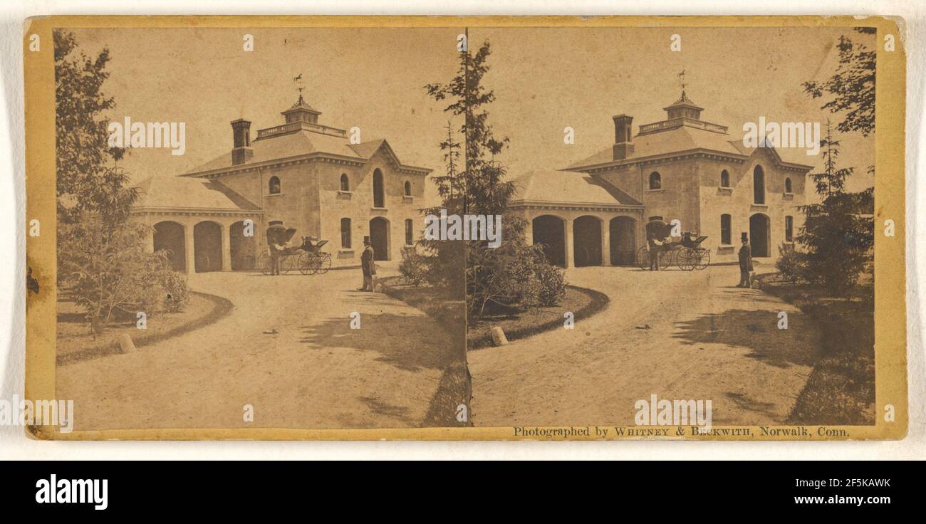 Carriage House, Lockwood-Mathews Mansion. Whitney & Beckwith Stock ...