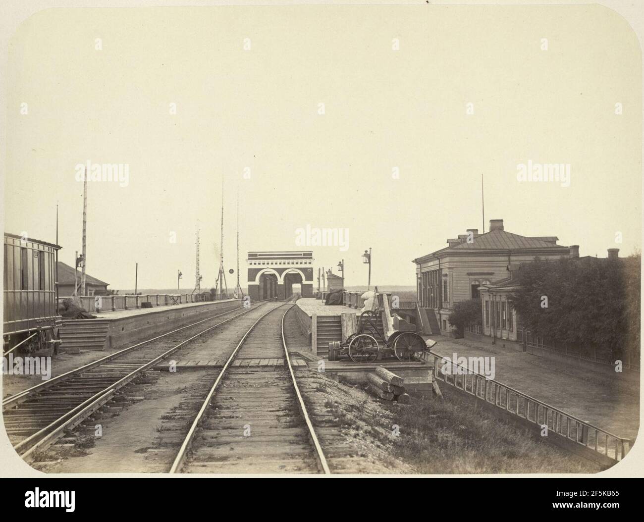 Railway station Volkhov. 08 Stock Photo - Alamy
