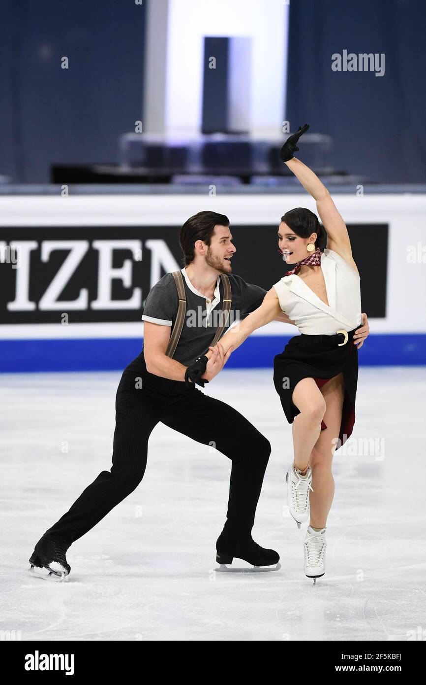 Laurence FOURNIER BEAUDRY & Nikolaj SORENSEN CAN, during Ice Dance ...