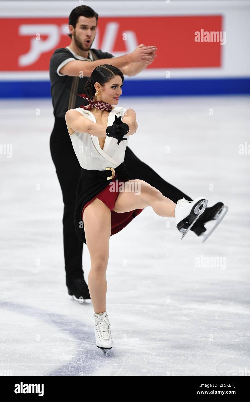 Laurence FOURNIER BEAUDRY & Nikolaj SORENSEN CAN, during Ice Dance ...