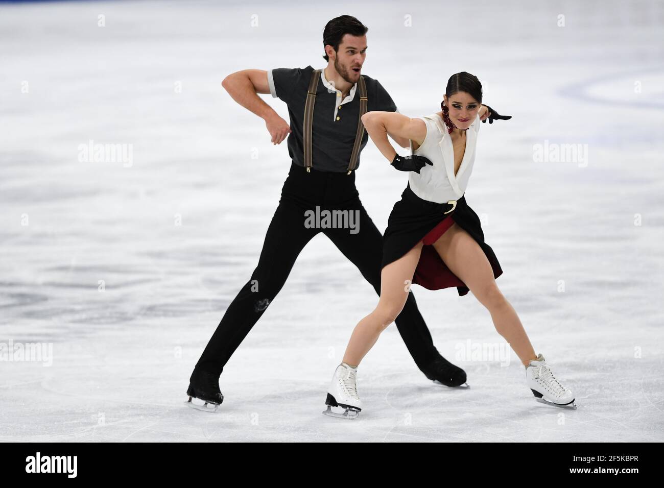 Laurence FOURNIER BEAUDRY & Nikolaj SORENSEN CAN, during Ice Dance ...